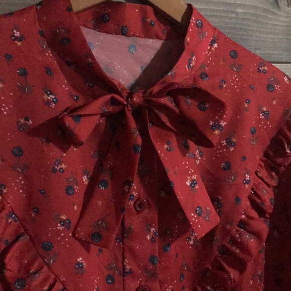 Vintage | Tops | Vintage 7s Prairie Style Shirt | Poshmark